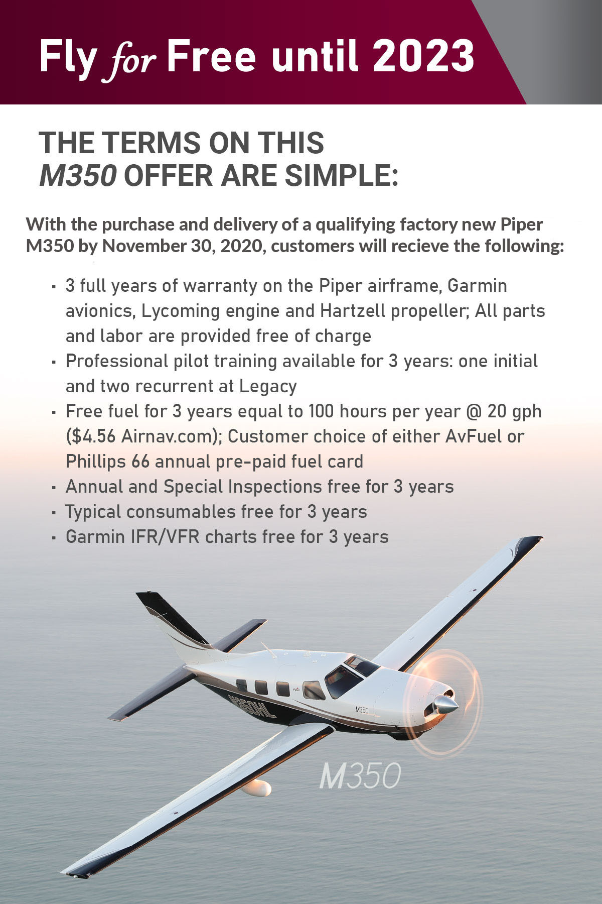 Piper Sales and Service for Piper M600, M500 and M350 | KCAC Aviation